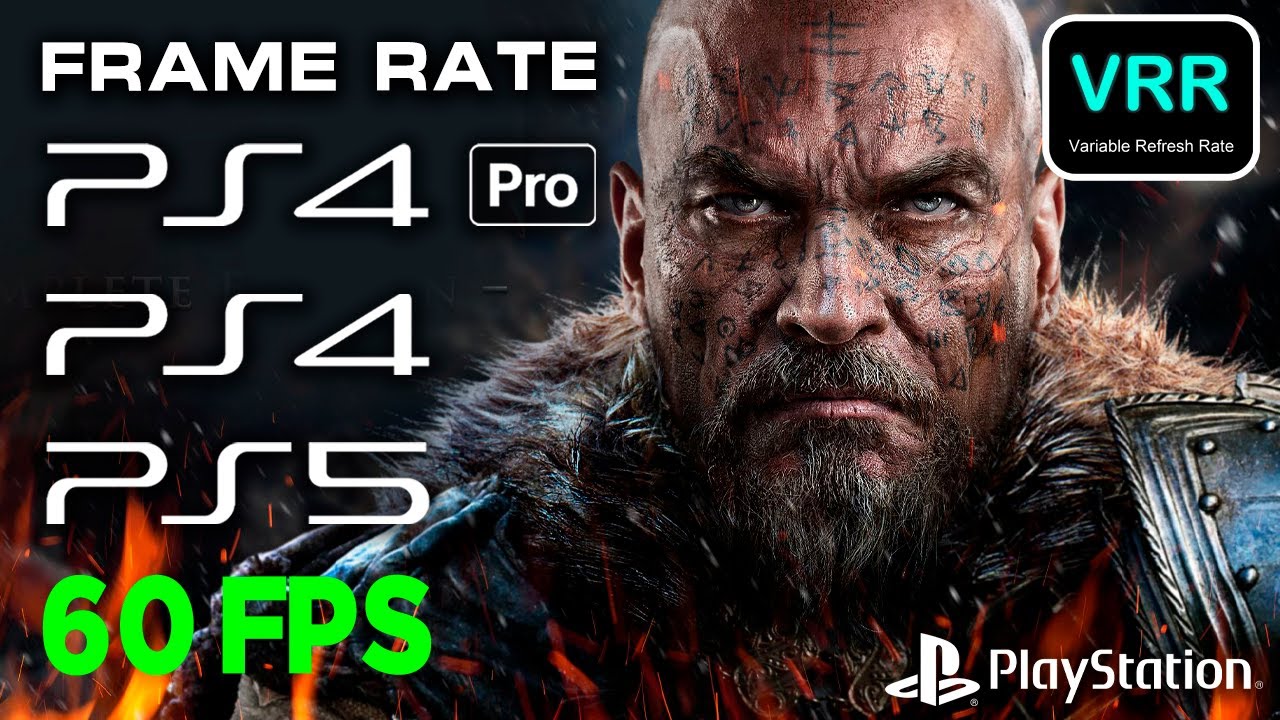 PS4 Slim | PS4 PRO | PS5 com VRR | Teste de Frame Rate no Lords of the ...