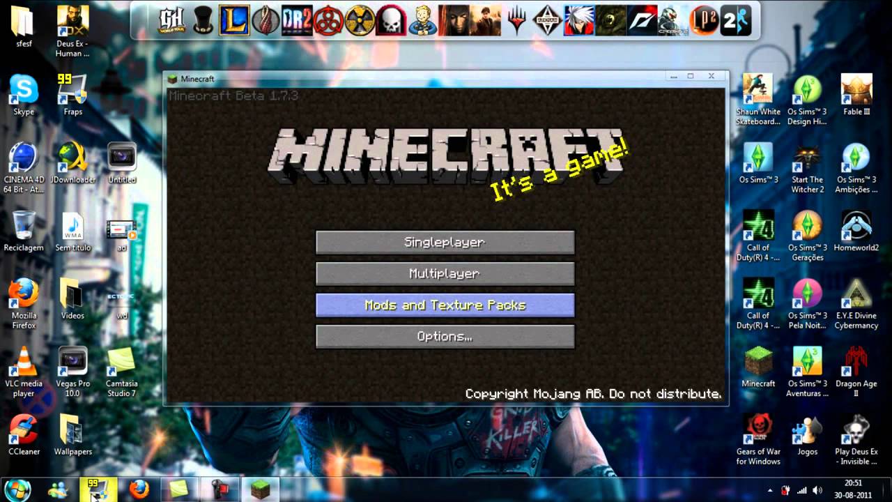 How to fix low fps' problems in minecraft. HD - YouTube
