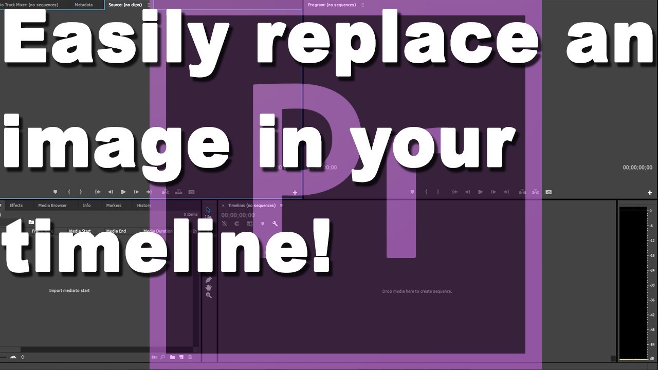 How To Replace An Image In Adobe Premiere YouTube How To Replace An Image In Adobe Premiere YouTube