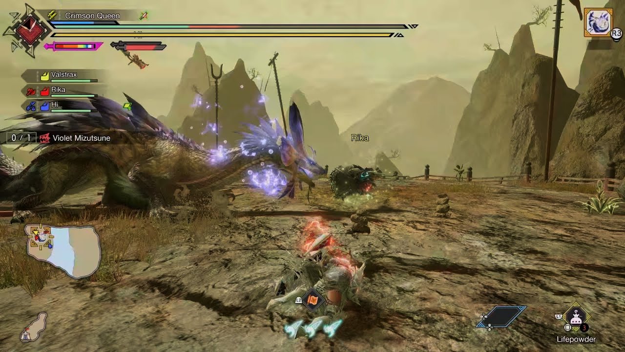 Monster Hunter Rise Violet MizutSune - YouTube