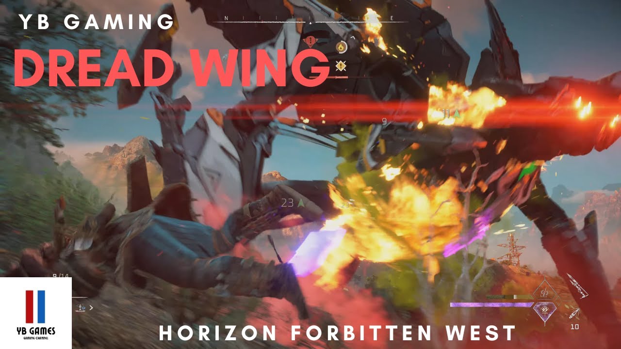 Horizon Forbidden West Dread wing monster bat - YouTube