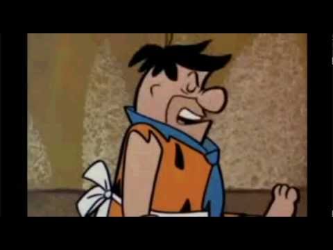 Fred Flintstone tells the Queen of Hearts shut up