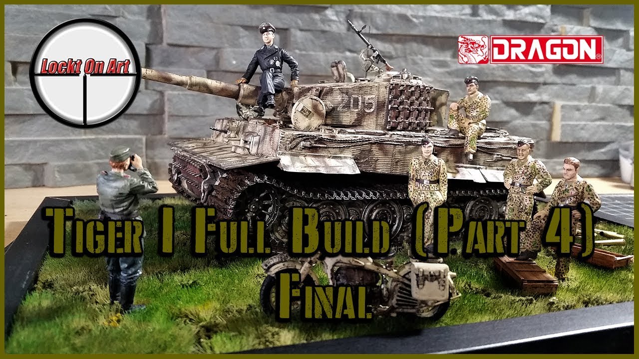 Dragon Models Tiger I Late Production 6253 Full Build (Part 4) Final ...