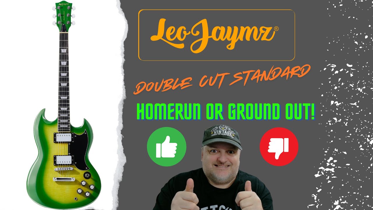 Leo Jaymz Double Cut Standard Review – Is This the Best Beginner Guitar? - YouTube