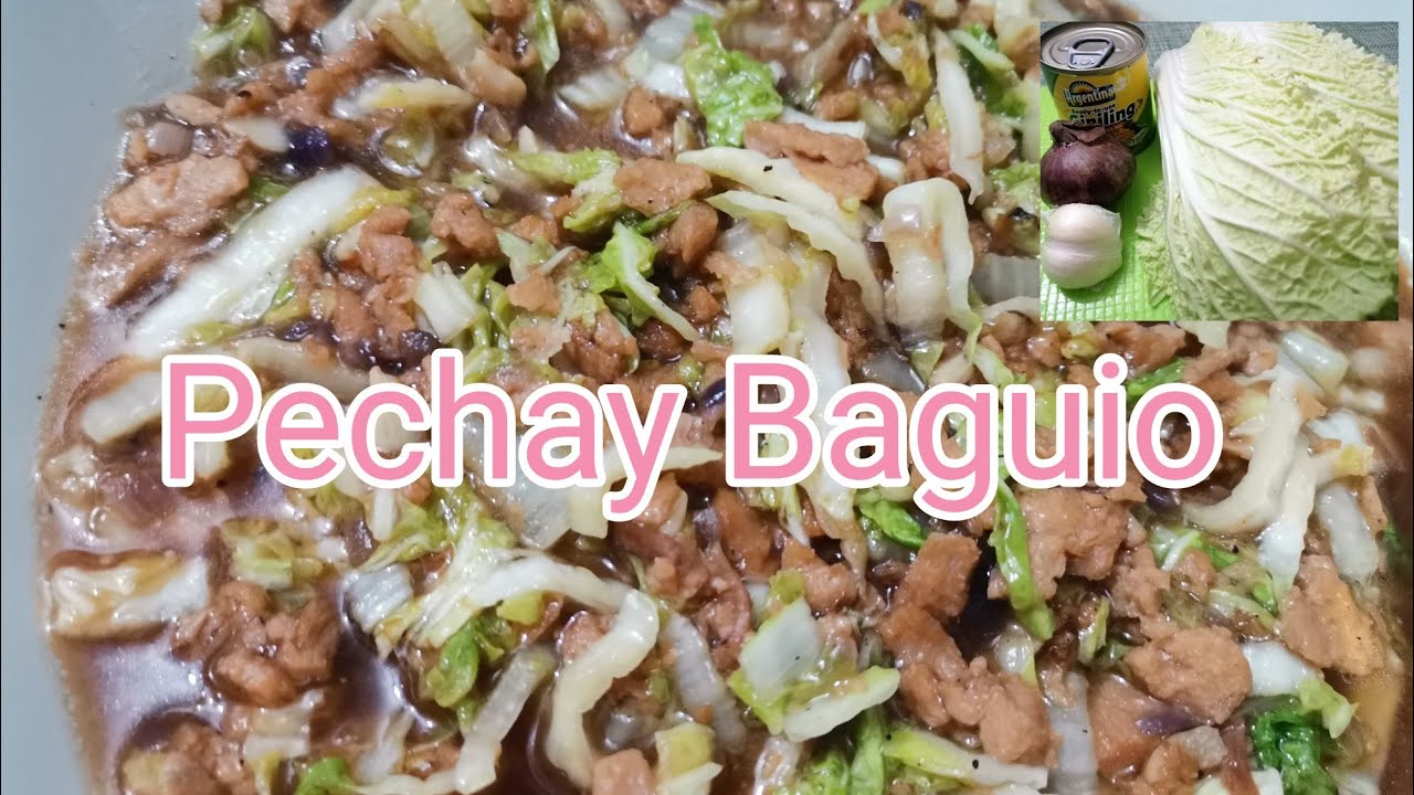 Simple at masarap na luto ng Pechay Baguio | Petsay Baguio Recipe na ...