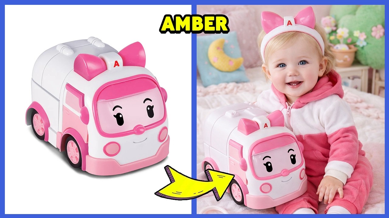 Robocar Poli Characters as Babies 👶🔥 + Guess the Voice Quiz | Roy ...