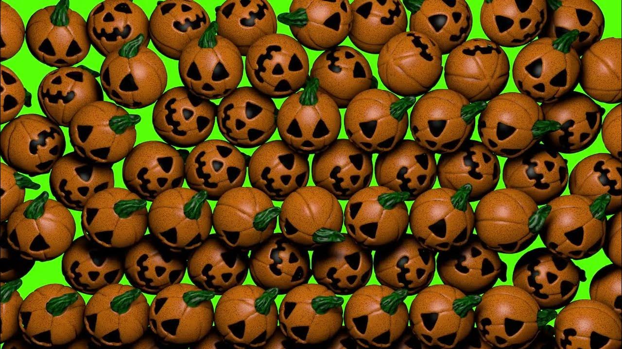 Green screen pumpkins for Halloween 💀👻 - YouTube