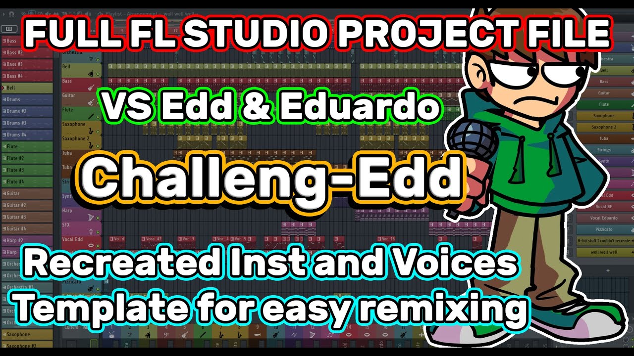 FNF | FLP: Challeng-Edd - Template for Remixes - YouTube