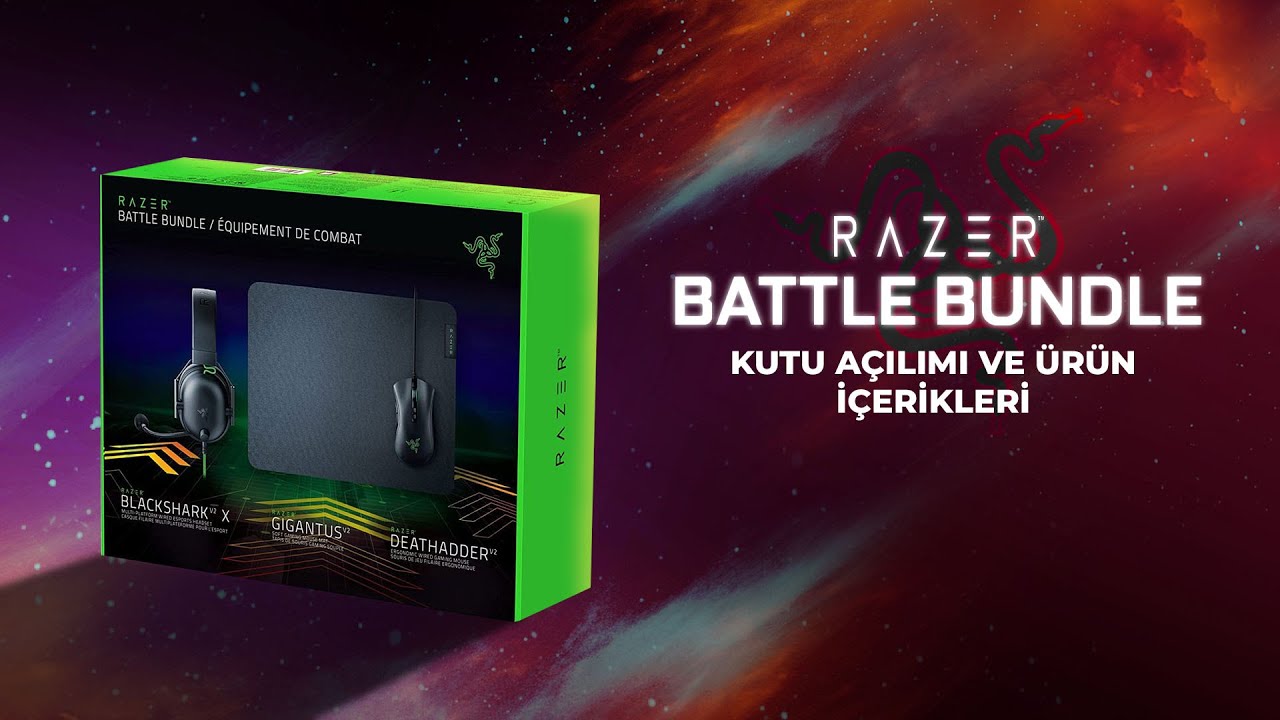 GameGaraj | Razer Battle Bundle Kutu Açılışı ve Ürün İncelemesi - YouTube