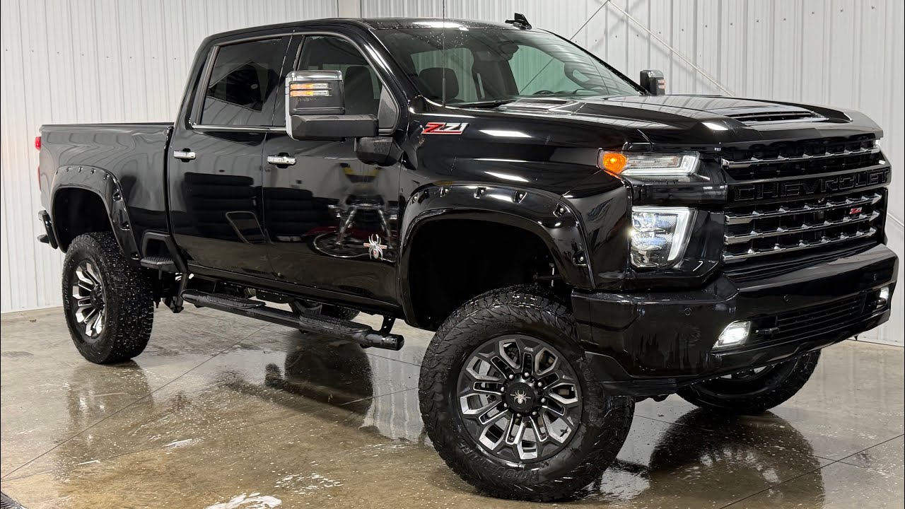 2020 Chevrolet Silverado 2500HD 54K MILES, 6.6L GAS, 4X4, BLK WIDOW PKG ...