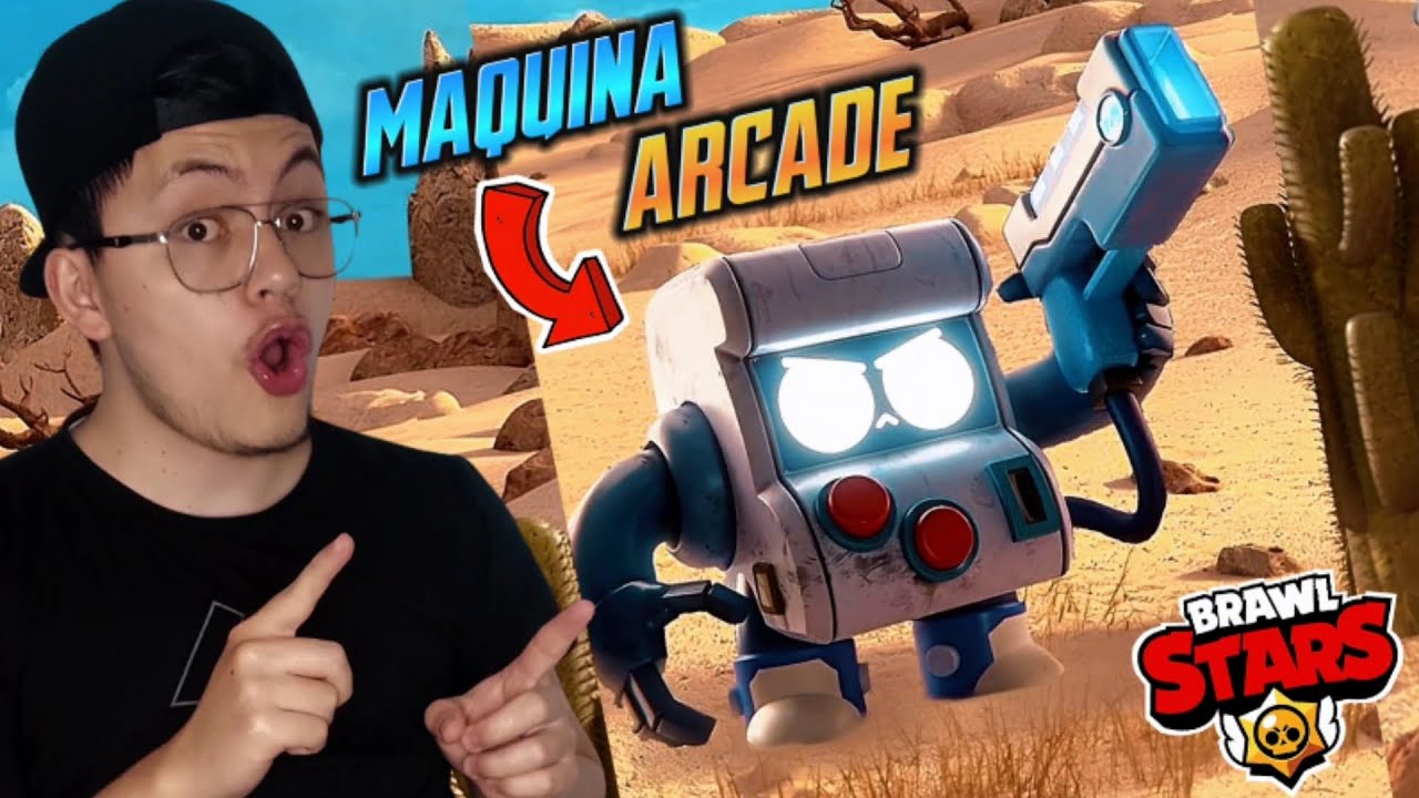 PROBE POR PRIMERA VEZ LA *MAQUINA ARCADE* DE *BRAWL STARS* - YouTube