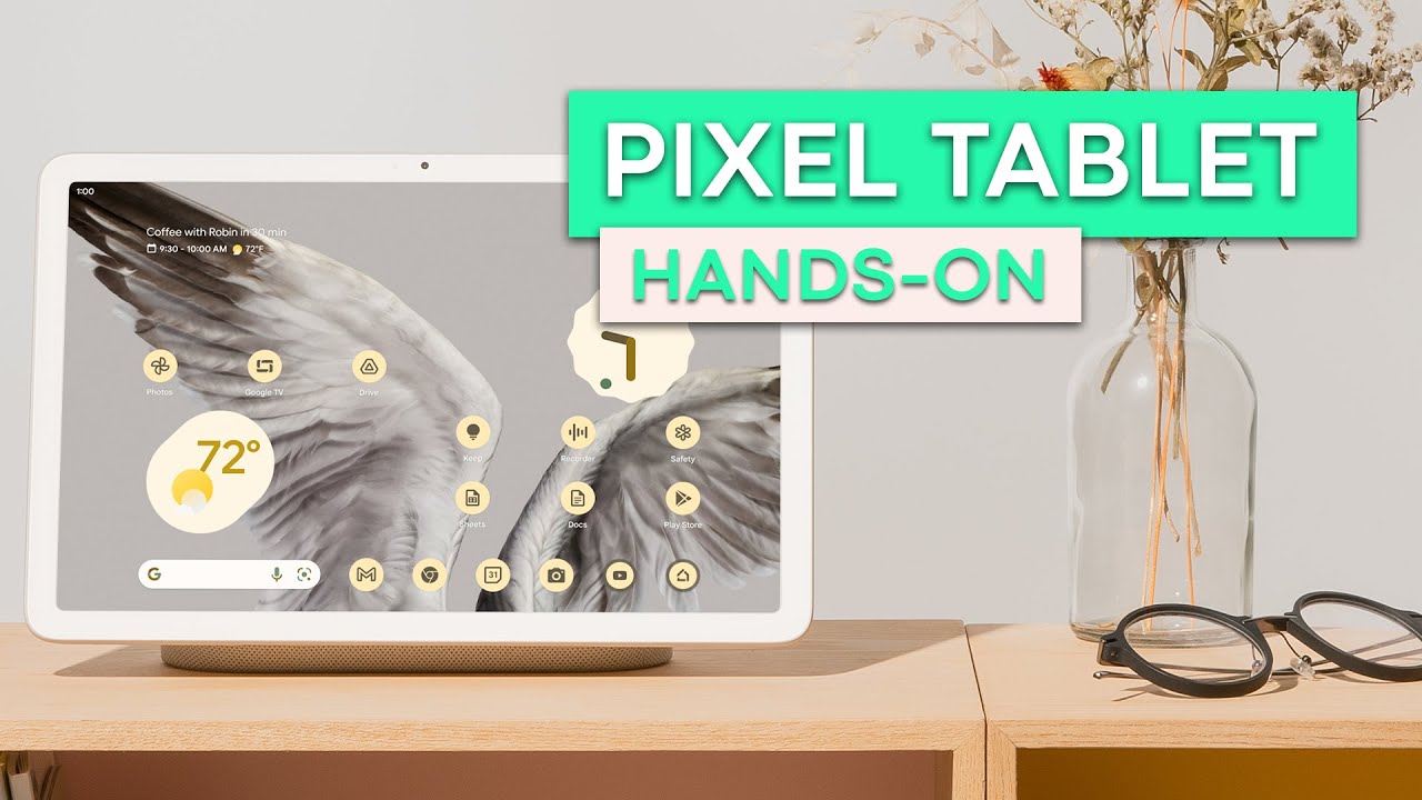 Google's FIRST ANDROID TABLET in YEARS! - Pixel Tablet hands-on - YouTube
