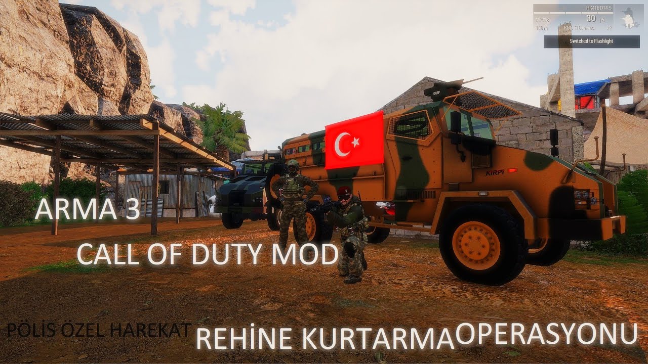 Turkey special troops rescue hostages ARMA 3 - YouTube
