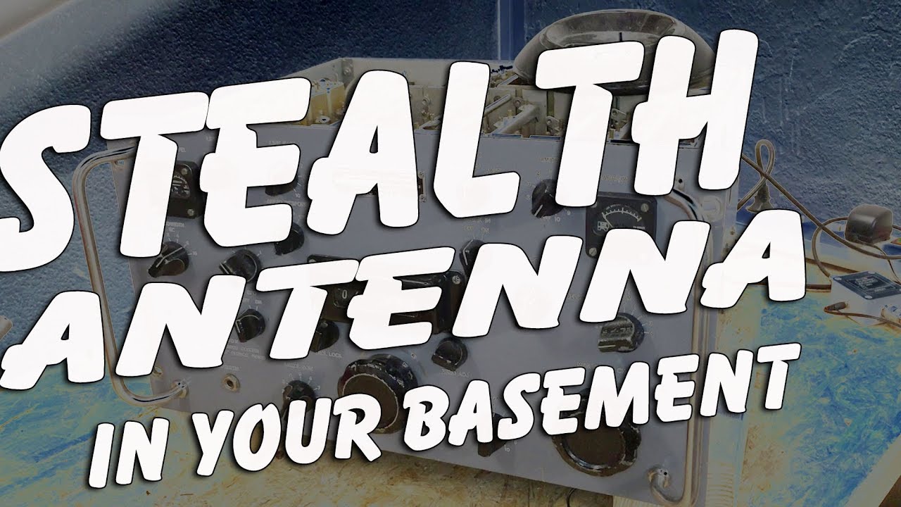 Amazing Hamradio Shortwave Stealth Antenna Loopantenna in the basement ...