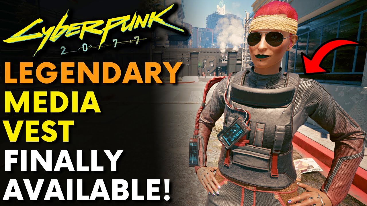Cyberpunk 2077 - Legendary MEDIA VEST Finally Available! (Secret ...