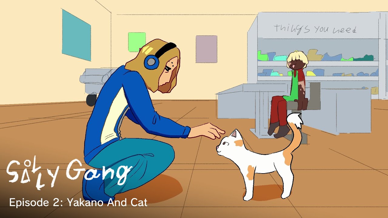 SILLY GANG - episode 2 - Yakano and cat (Animation) - YouTube