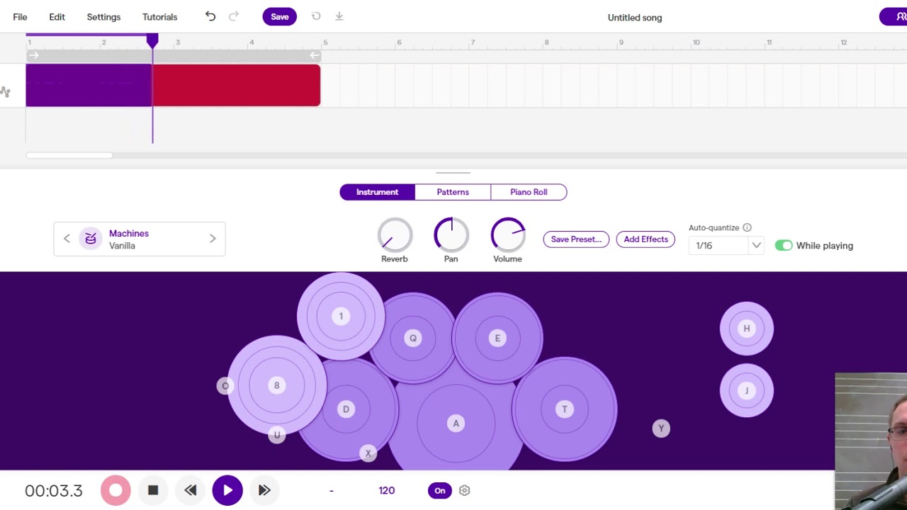 How to play the drums on Soundtrap - YouTube