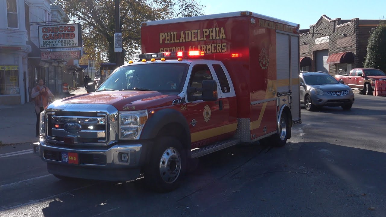 Philadelphia Second Alarmers Association SA-5 Responding *Wail, Yelp ...