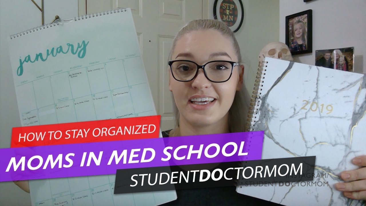 Med Student Schedule | Moms in Medicine Family Schedule and ...