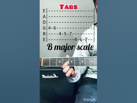 B major scale for beginners #bmajorscale #dscale #shortvideo # ...