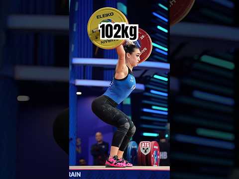 Giulia Miserendino (64kg Italy 🇮🇹) 102kg / 225lbs! 2024 World Weightlifting Championships #rocklee
