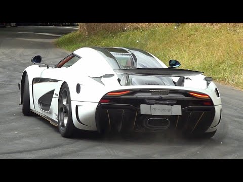 1500HP Koenigsegg Regera - FAST Accelerations, Burnouts, Drift & SOUNDS ...