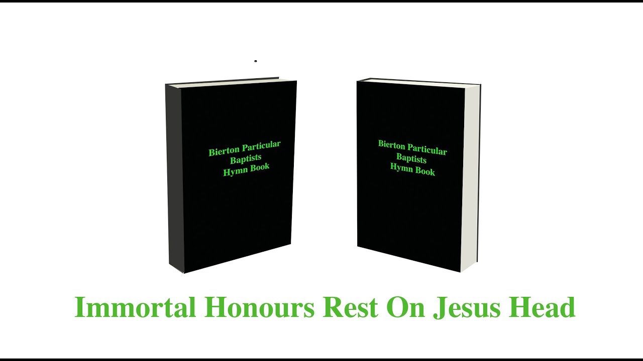 Immortal Honours Rest On Jesus Head - YouTube