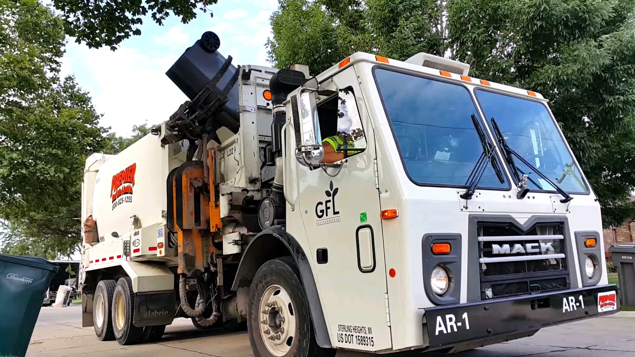 GFL Environmental/ Premier Truck Rentals: Mack LEU/ Labrie Automizer ...