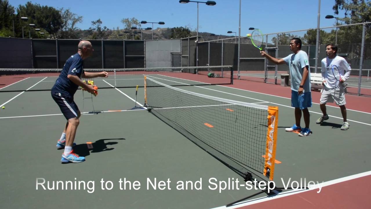 VOLLEYS Participant Unassisted in Running to the Net and Split step ...