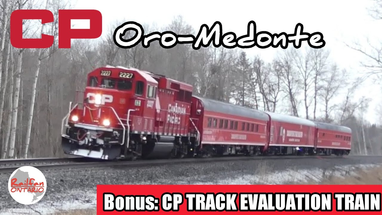 A fast northbound with a rebuilt SD40-2. Also the the CP Track Evaluation Car. Mar. 31, 2023 # ...