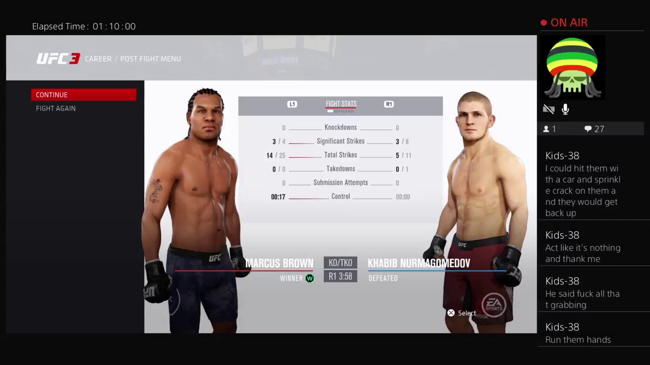 UFC 3 gameplay part 19 - YouTube