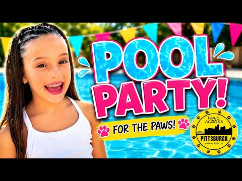 Pool Party for a Pawsome Cause! 🐾 💦 🥳 #pool #party #trending #fun #fundraiser 