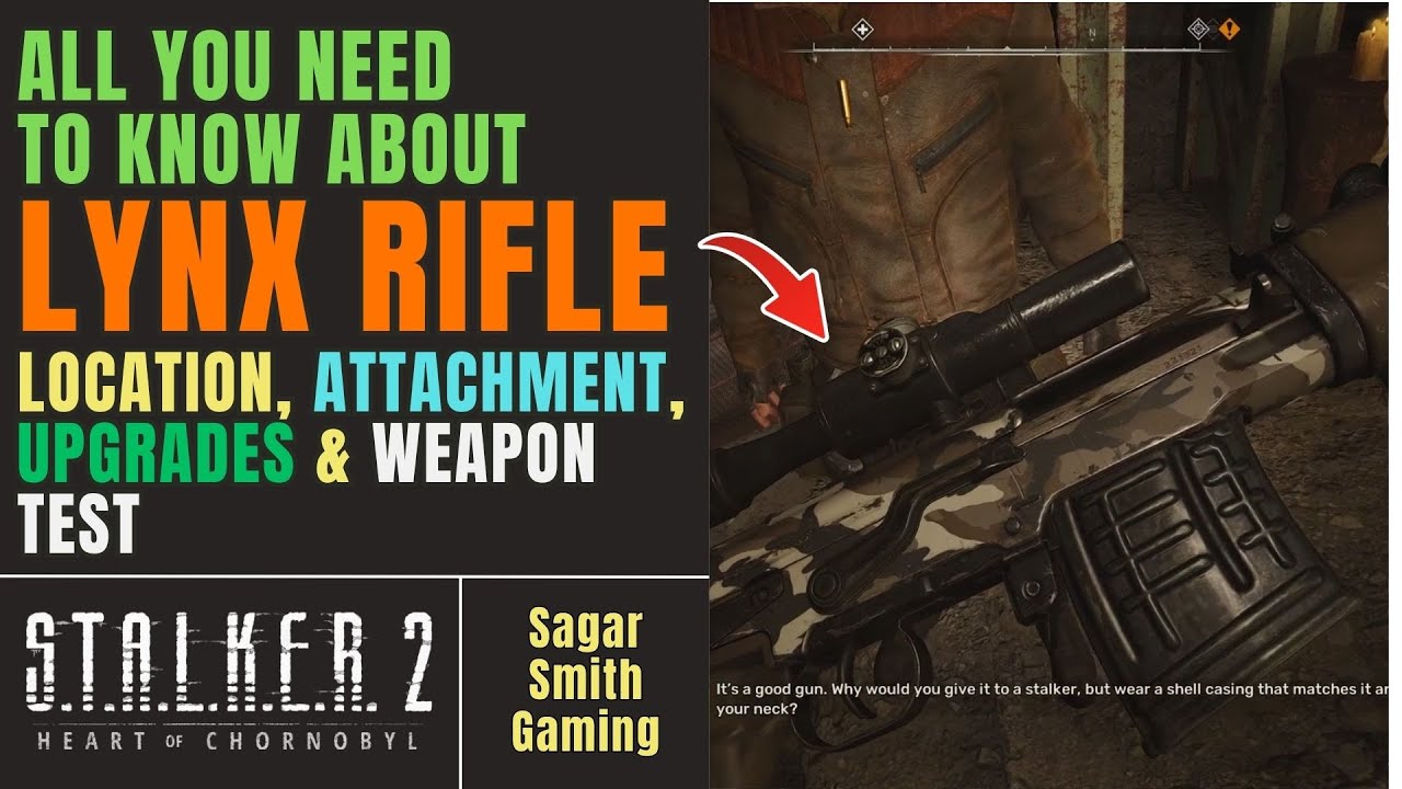 STALKER 2 Lynx Sniper Rifle: Location, Upgrades, Suppressor & Weapon ...