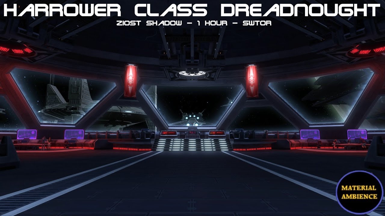 Star Wars Ambience - Harrower Class Dreadnought (1 Hour) (SWTOR) - YouTube