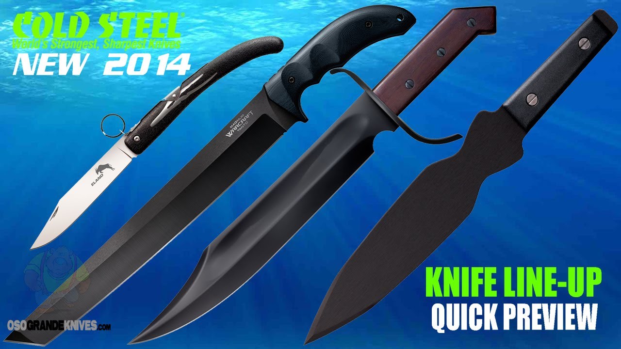 New 2014 Cold Steel Knives (Quick Preview) | OsoGrandeKnives - YouTube