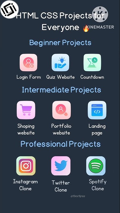 Coolest Html And Css Projects Ideas For Beginners 🤯 @shooterbaz24 #html #css #webdevlopement ...