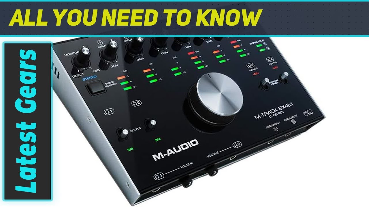 M-Audio M-Track 8X4M: Best Affordable Multi-Channel Audio Interface ...