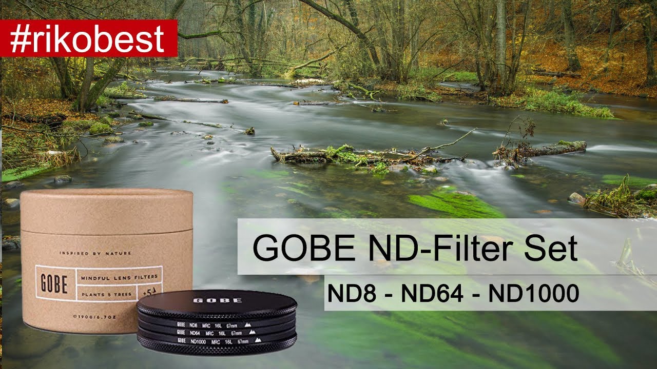 GOBE ND Filter Set ND8 - ND64 - ND1000 warum du diese Graufilter kaufen ...