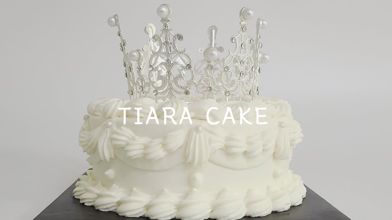 티아라 케이크 만들기 / Tiara Cake Recipe / ティアラケーキレシピ / तियरा केक रेसिपी - YouTube