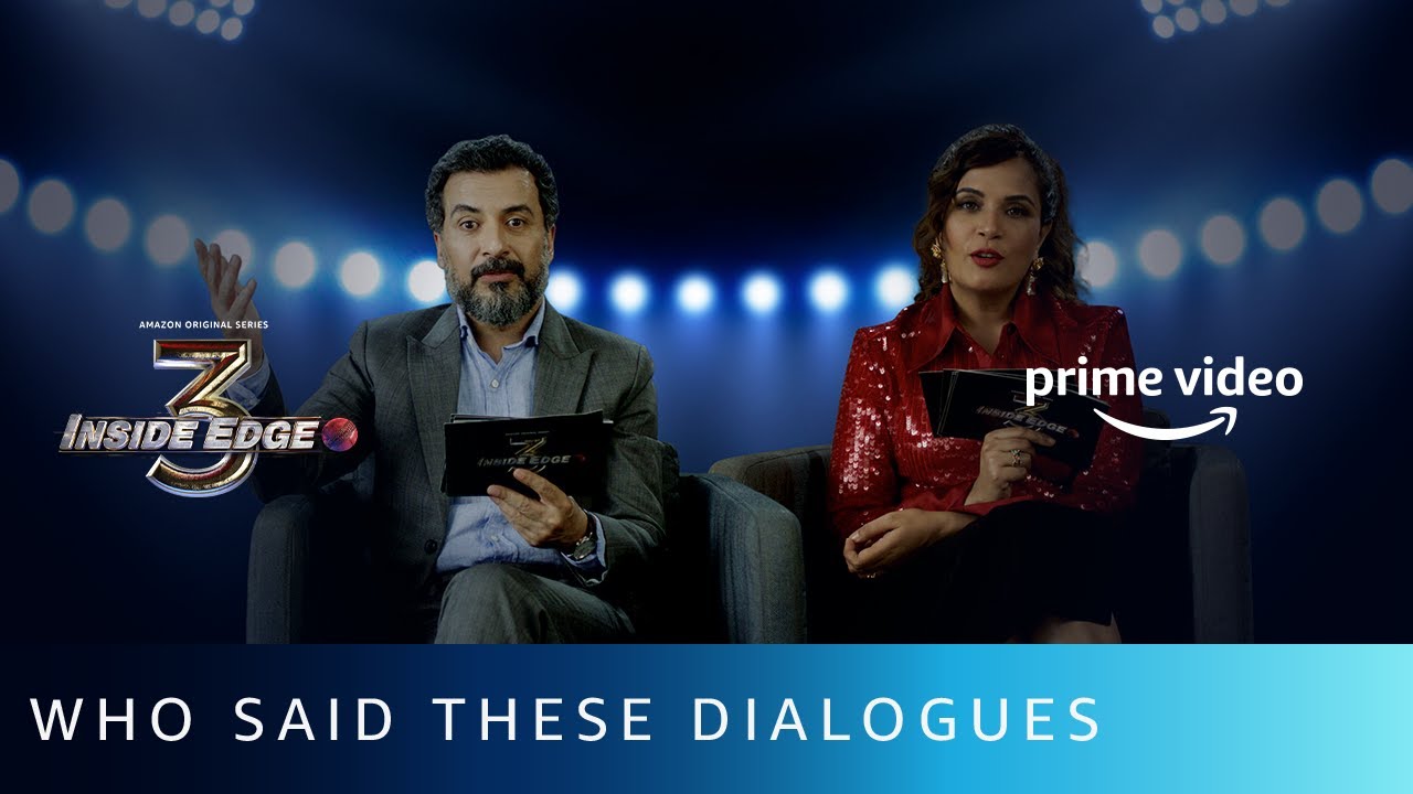 Who Said These Dialogues? Ft.The Cast of Inside Edge Season 3 | Amazon ...