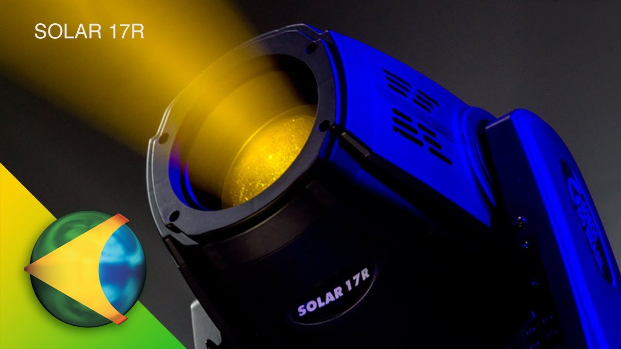 Moving Head Solar 17R 350W - YouTube