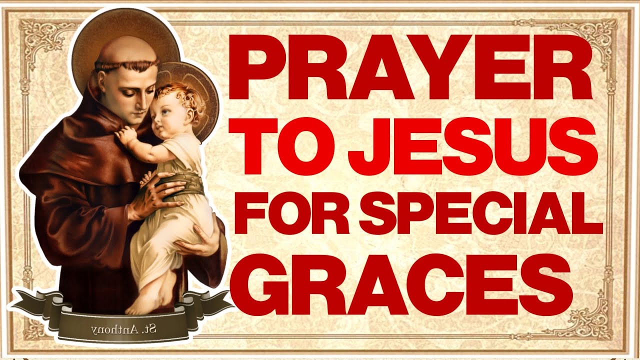 A Miracle Prayer - Jesus Help me for special graces - YouTube