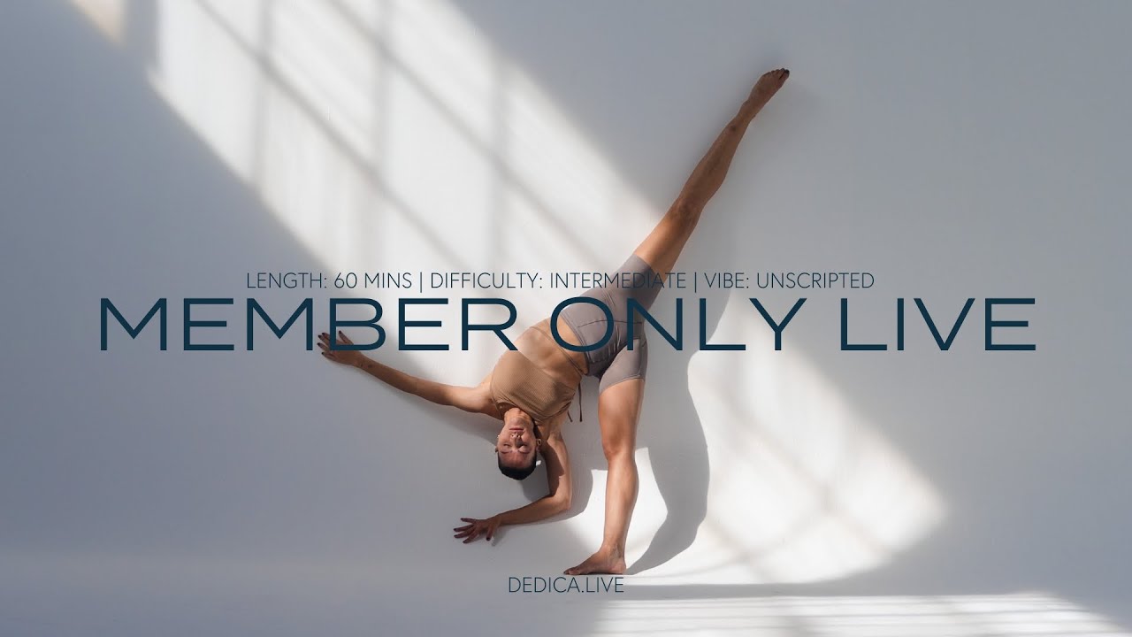 Monthly Member Only Live Class | 60 MIN Unscripted Flow - YouTube