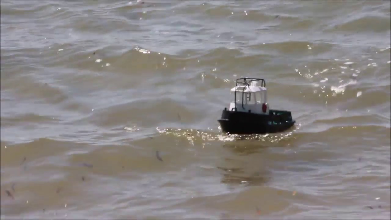 3D printed Stan Tug 1004 Surviving Rough Waters - YouTube