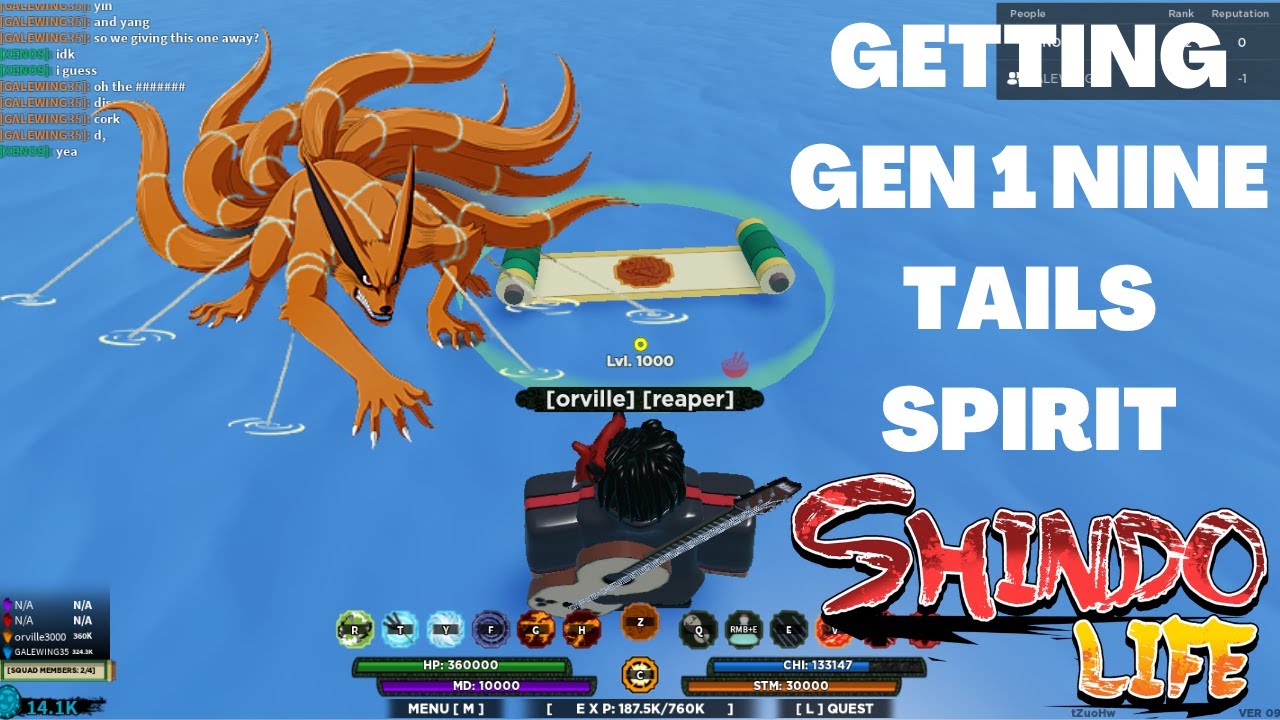Getting Gen 1 Kor Tails | Shindo Life - YouTube
