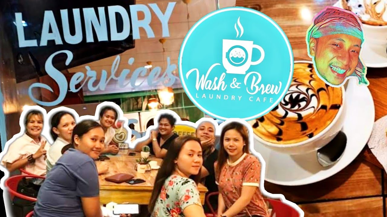 [Vlog] We've visited the first ever Cafe with Laundry Service here in ...