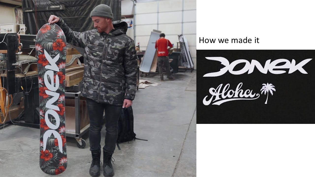 Production of the Aloha Snowboard at the Donek Factory - YouTube