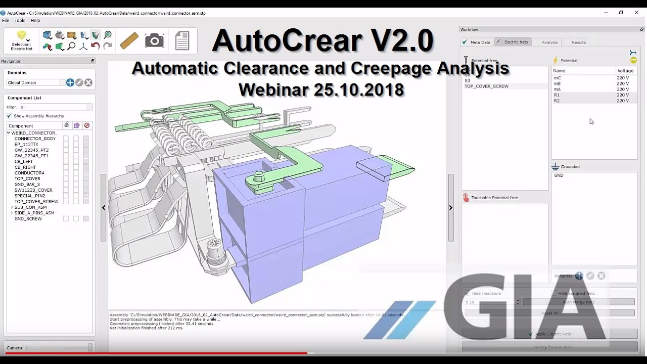Webinar 2018-10- 25 AutoCrear v20 automatic 3D Creepage and Clearance ...