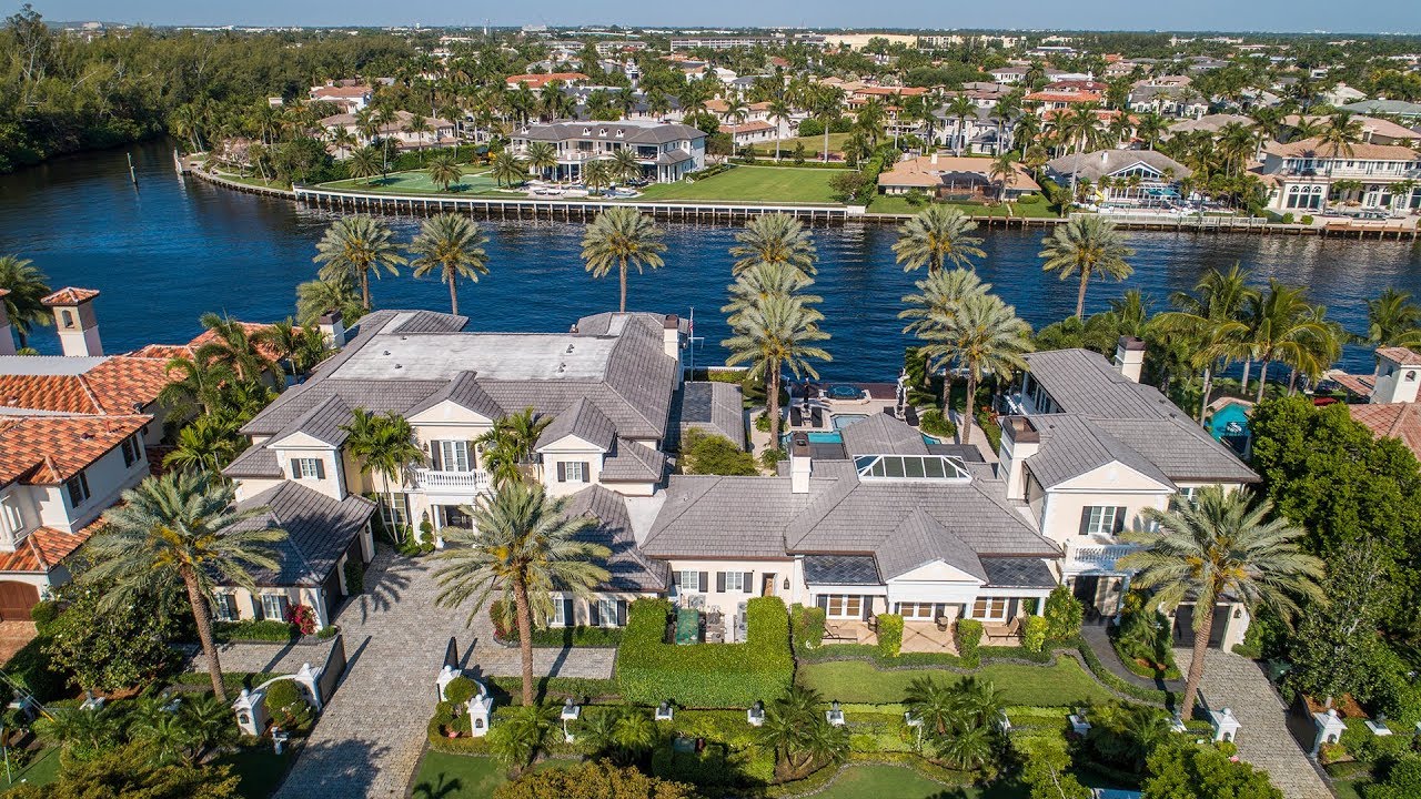 Florida Luxury Real Estate Home Tour | 2989 Spanish River Road Boca ...