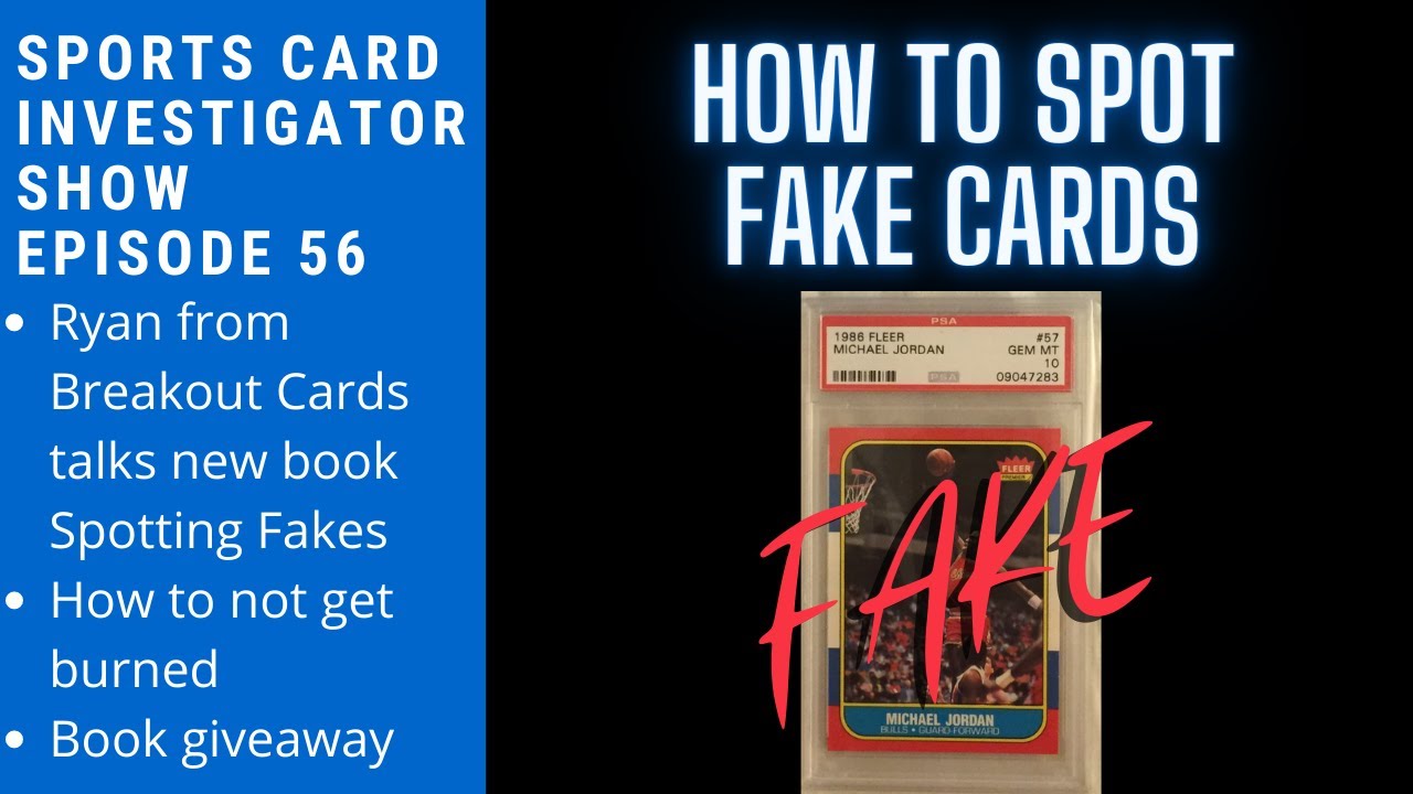 How To Spot Fake Sports Cards With Breakout Cards - YouTube
